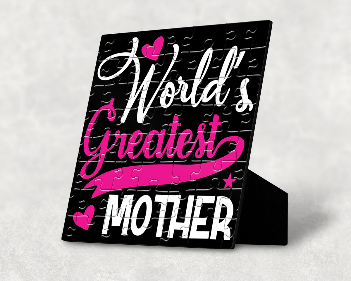 36 PC Custom Puzzle World's Greatest Mom | The Brightener Group