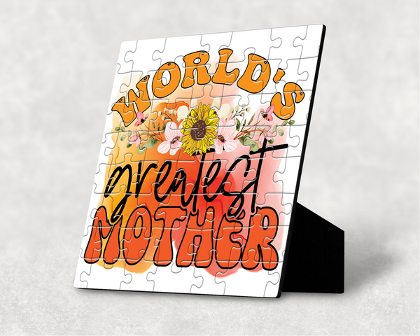 36 PC Custom Puzzle World's Greatest Mom | The Brightener Group